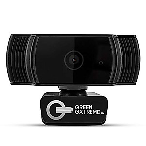 Green Extreme T200 HD Webcam with Microphone, 1080P HD Webcam 30FPS Widescreen Mode Streaming Computer Web Camera Hi-Speed USB Computer Camera for PC Laptop Desktop Video Calling (Each)