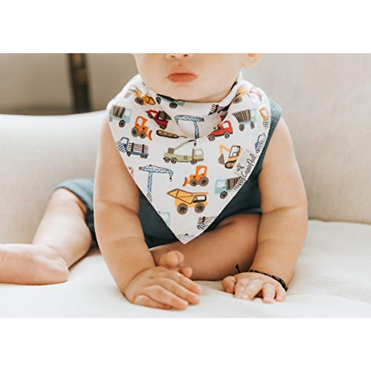 Copper Pearl Baby Bandana Drool Bibs for Drooling and Teething 4 Pack Gift Set Diesel, Soft Set of Cloth Bandana Bibs for Any Baby Girl or Boy, Cute Registry Ideas for Baby Shower Gifts