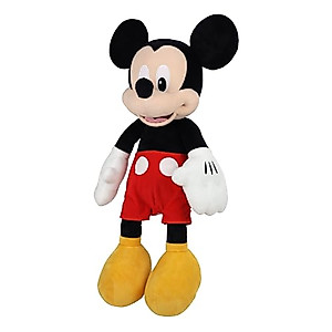 Disney Junior Mickey Mouse Jumbo 25-inch Plush Mickey Mouse, Stuffed Animals, Pretend Play, Kids Toys for Ages 2 Up by Just Play