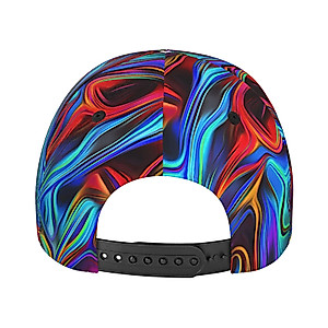 BCQJNB Tie Dye Baseball Cap Snapback Hats Adjustable Trucker Hat for Men Women