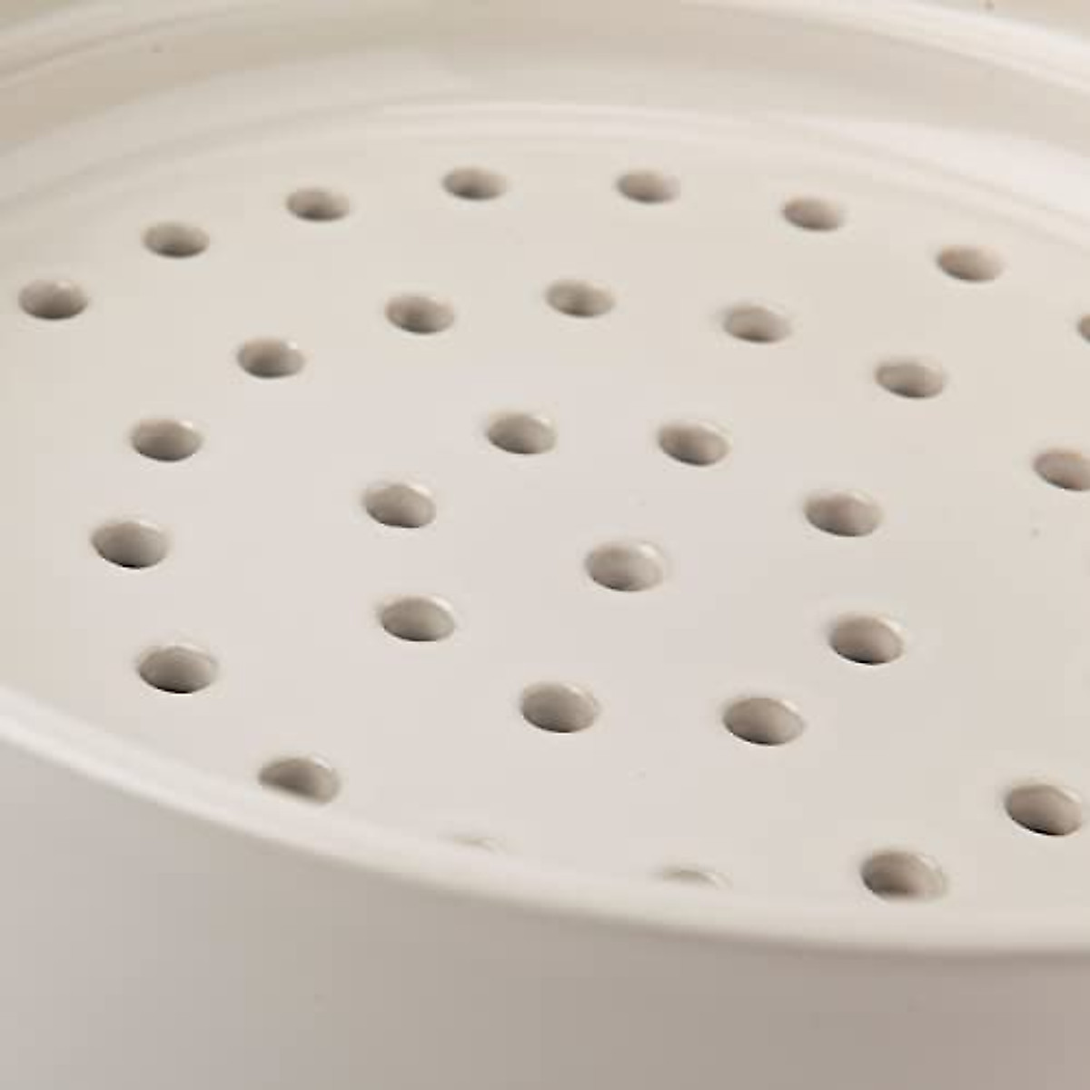 BergHOFF Ron Stock Pot Stoneware Steam Tower Insert, White