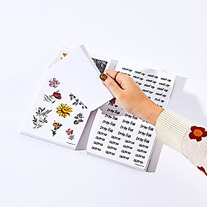 The Happy Planner Sticker Pack for Calendars, Journals and Projects –Multi-Color, Easy Peel – Scrapbook Accessories – Flowers Notes & Boxes Theme – 100 Sheets, 3130 Stickers Total