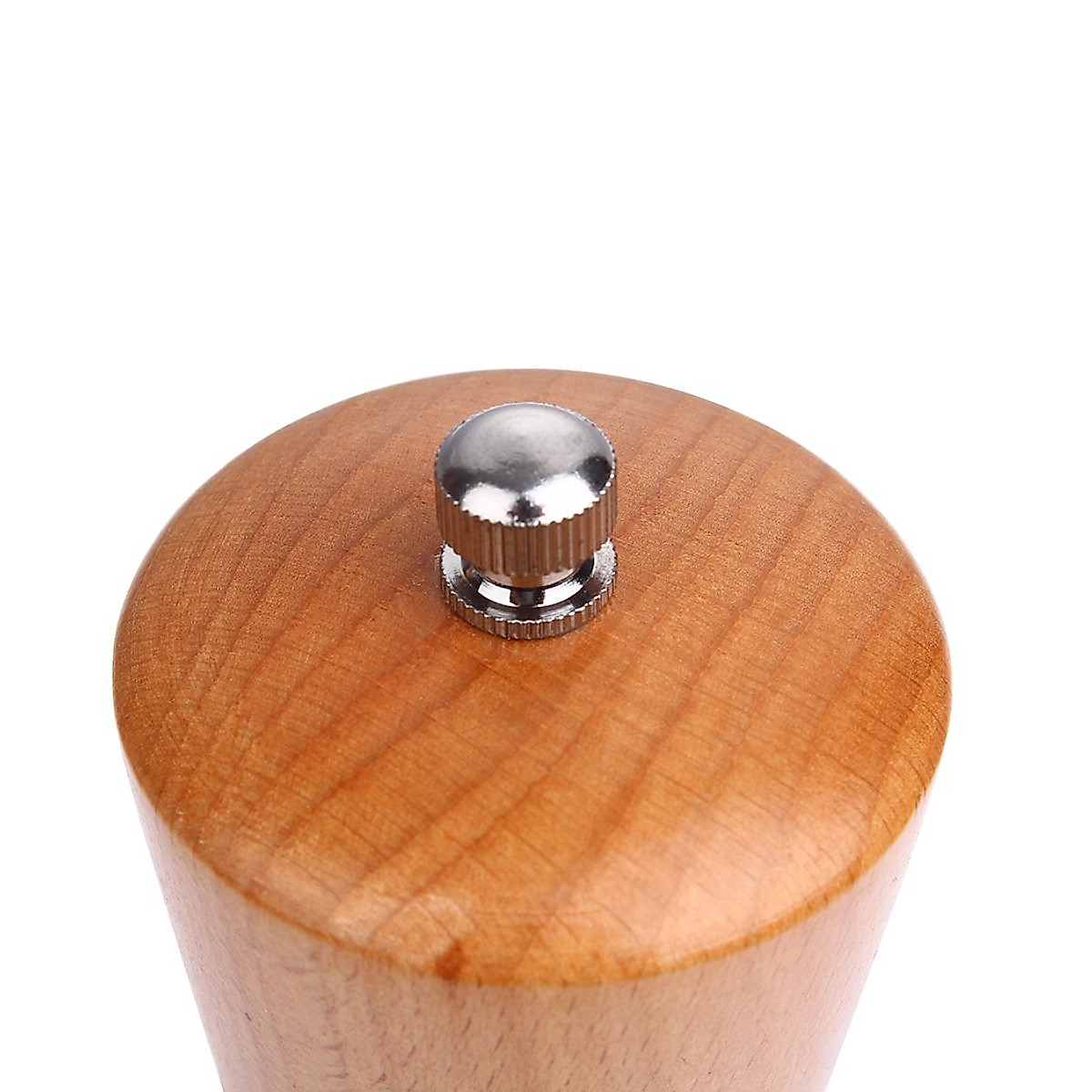 2PCS Dianoo Wood Pepper Grinder Salt And Pepper Mill Set Wooden Adjustable Shakers with Ceramic Core 8 Inch And 10 Inch