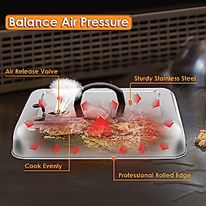 Leonyo Griddle Accessories Set of 20, Stainless Steel Grill Accessories Kit with Metal Spatula, 13" & 9" Melting Dome, Burger Grill Press, Professional Hibachi Grilling Tool for Flat Top, Outdoor BBQ