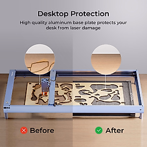 xTool Extension Honeycomb Panel for xTool D1/D1 Pro and Most Laser Engraver and Cutter, Fast Heat Dissipation and Desktop-Protecting for Laser Engraving Machine, Extending Working Area to 37.6"*17"
