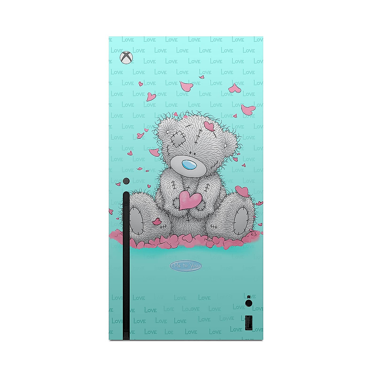 Head Case Designs Officially Licensed Me to You Love Classic Tatty Teddy Vinyl Sticker Gaming Skin Case Cover Compatible with Xbox Series X Console and Controller Bundle