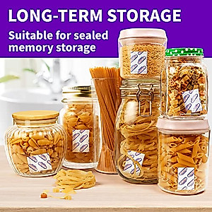 Individually Wrapped - Midukit Oxygen Absorbers for Food Storage 500cc, 50 Packs, Food Grade Packs for Long Term Food Storage, Mason Jars, Mylar Bags, Canning, Dehydrated, Preserved Foods