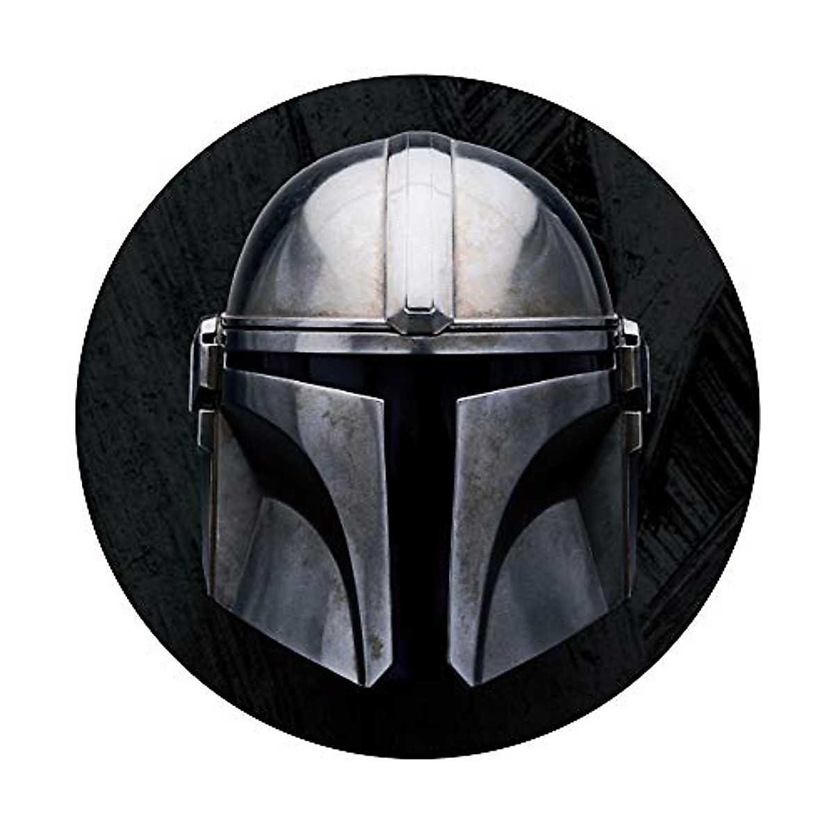 Star Wars The Mandalorian Bounty Hunter Metal Helmet PopSockets PopGrip: Swappable Grip for Phones & Tablets