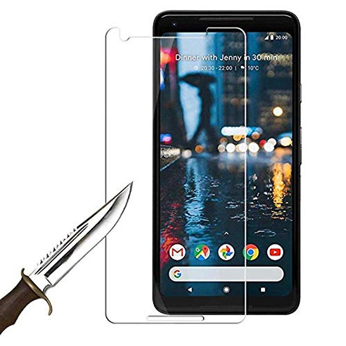 for Google Pixel 2 Clear Screen Protector - [2Pack] HD Stronger Screen Protector Tempered Glass for Google Pixel 2 PHONE