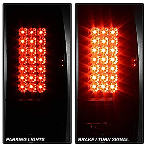 ACANII - For 2008-2016 Ford F250 F350 F450 SuperDuty Black LED Tail Lights Brake Lamps Replacement Driver & Passenger