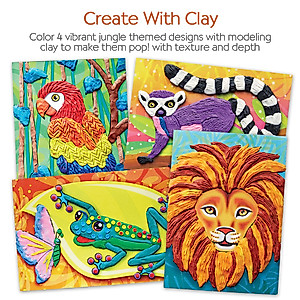 Faber-Castell Do Art Coloring with Clay - Modeling Clay Art for Kids