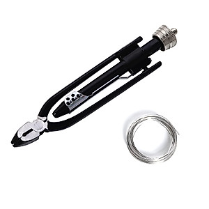 6 Inch Safety Wire Pliers, Wire Twisting Tool Lock Wire Pliers with 25' Stainless Steel Wire, Heavy Duty Wire Twisting Tool for Aircraft Machinery Vehicles