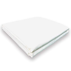 White Combed Cotton Fabric by The Yard for Quilting Sewing Broadcloth 2 Yard or 5 Yard Cloth (2 Yard)