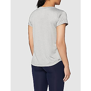 New Balance Women's Sport Core Heather Short Sleeve, Athletic Grey , Medium
