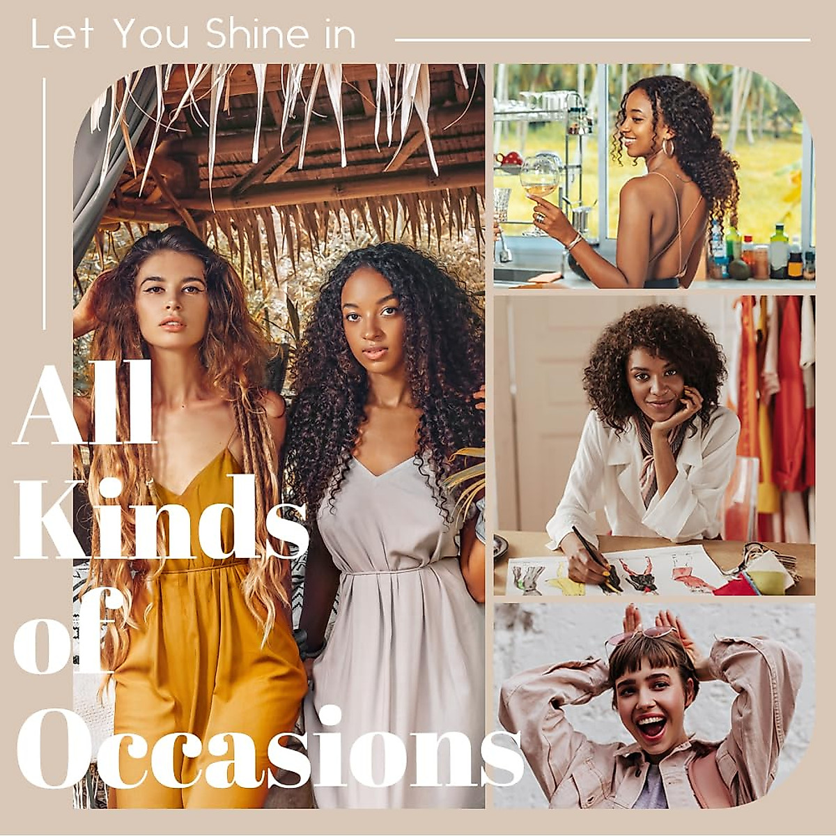 MYKURS Brown Wig Caps for Women, Stocking Cap for Lace Front Wig, Dark Brown 24 PCS