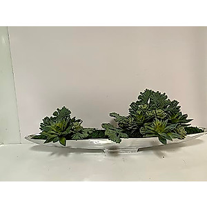 Modern Day Accents Barco Long Boat Tray, Silver (8453)