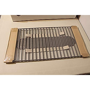 Brinkmann Gas Grill Steel Lava Rock Charcoal Grate W Drip 11 X 22.3 Inch