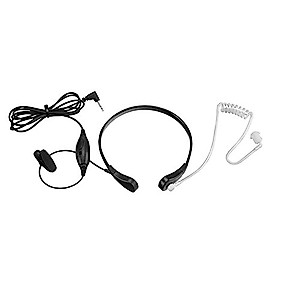 MOTDB PMLN7705AR Motorola Talkabout Two-Way Radio Throat Mic Headset with Ptt/Vox, Black