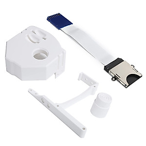 Memory Card Mount Kit, 3D Print Extension Memory Card Extender Adapter Mount Kit for Dreamcast Holder Gdemu, Effective Ventilation and Heat Dissipation(White)