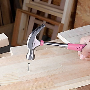 Amazon Basics 8-Ounce Hammer, Pink