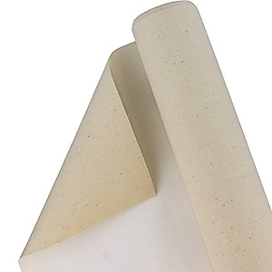 U.S. Art Supply 63" Wide x 6 Yards (18 Feet) Long Unstretched Canvas Roll - 100% Cotton, 12-Ounce Triple Primed Gesso, Acid-Free - Pro Artist Quality, Oil & Acrylic Painting, Murals Backdrop, Cut Size