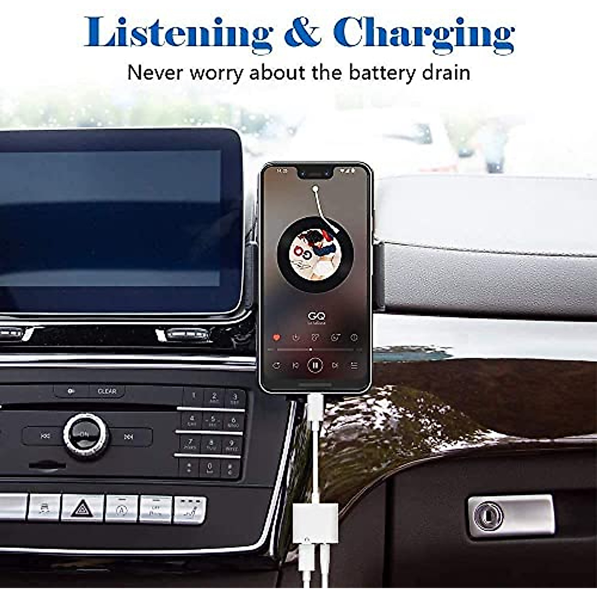 zoho, 2 in 1 USB C to 3.5mm Headphone Jack Adapter PD 60W Charger and Aux Audio Splitter Adapter Compatible with Samsung Note 2010S20, Google Pixel 44 XL33 XL and More