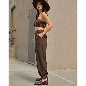 The Drop Women's Java High Waist Utility Pants by @Coveteur, 3X, Plus Size