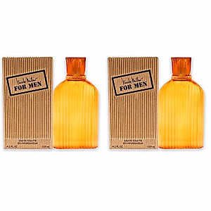 Nicole Miller Cologne EDT Spray for Men, 4.2 Ounce, orange (NI42M) (Pack of 2)