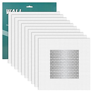 10pcs Drywall Patches, 4x4 Inch Self Adhesive Wall Hole Repair Patches Dry Wall Patch Repair Kit Screen Patch Repair Kit for Broken Walls Repairing or Ceiling Filler