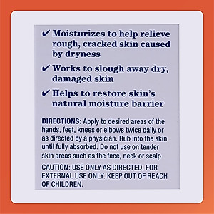 Rugby Urea 20% Intensive Hydrating Cream - Urea Cream for Feet, Hands, Knees, and Elbows - 20% Urea Intensive Strength Cream - 3 Oz