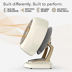 Vornado VHEAT Vintage Metal Heater, Vintage White, Whole Room