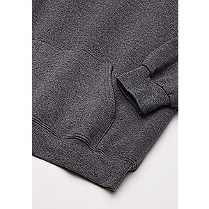 Fruit of the Loom Boys' Fleece Sweatshirts, Hoodies, Sweatpants & Joggers, Pullover-Charcoal Heather, X-Small