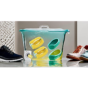 2-Packs Shoe Washing Bag for Washing Machine (yellow)