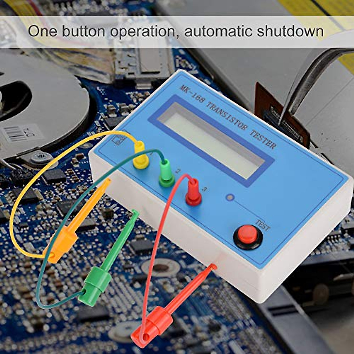 Mk-168 Transistor Tester-ESR Meter MK-168 Transistor Tester Diode Triode Capacitance Proof ESR RLC LCR NPN PNP MOS Meter