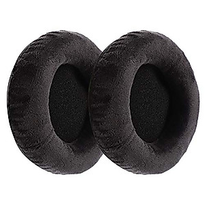 OSALADI 2pcs Headset Earpads Replacement Sponge Headphones Cushions Memory Foam Ear Pad Covers Earphone Pillow Parts Compatible with Beyerdynamic T70P T5P T1 DT990 DT880 Black