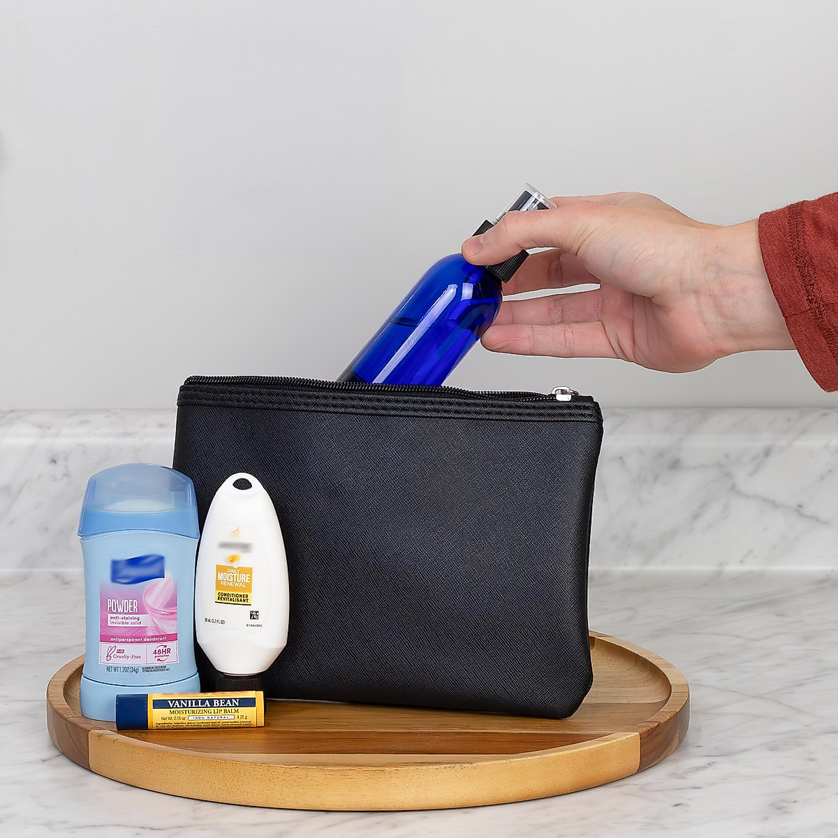 Cornucopia 4oz Blue Empty Plastic Refillable PET Spray Bottles w/Fine Mist Atomizer Caps (6-Pack); Sprayers for DIY Home Cleaning, Aromatherapy, Travel, & Beauty Care (4 Ounce, Cobalt Blue, 6)