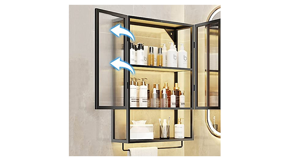 Modern Wall Mounted Bathroom Cabinet for Smart Storage