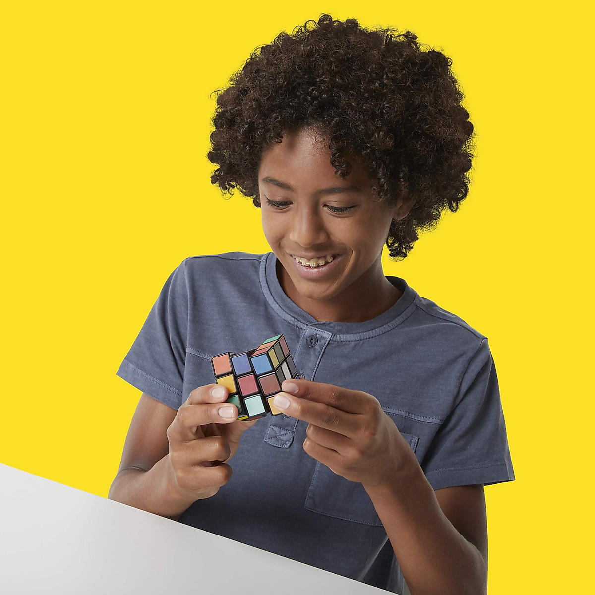 Rubik's Impossible Puzzle; Original Rubik's Product; 3 x 3 Lenticular Puzzle; Rubik's Cube Color Change Puzzle for Kids Ages 8 and Up (E8069)