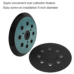 5 inch 8 Hole Sander Hook and Loop Replacement Pad For DeWalt DW420, DW421, Dw423, DW426, D26451, D26453 Orbital Sander