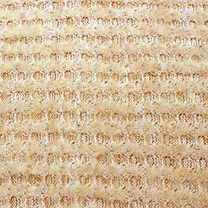 Toast Chambray Waffle Brush Poly Rayon Spandex Knit Fabric