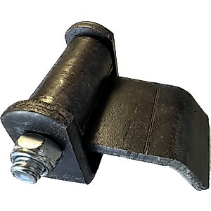 Strap Style Short Leaf Hinge with Grease Zerk Fitting Weld-on Heavy Duty Greaseable Weld-on for BBQ Smoker Pit Lid Door Tailgate Gate or Fence (Steel 1 Pk., 3.63" Leaf)
