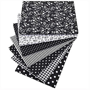14pcs 19.6" x 19.6" Floral Printed top Cotton Fabric Bundle Squares Quilting Sewing Patchwork Cloths DIY Scrapbooking artcraft