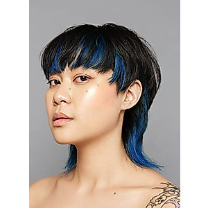 Good Dye Young Streaks and Strands Semi Permanent Hair Dye (Blue Ruin) – UV Protective Temporary Hair Color Lasts 15-24+ Washes – Conditioning Blue Hair Dye – PPD free Hair Dye - Cruelty-Free & Vegan Hair Dye