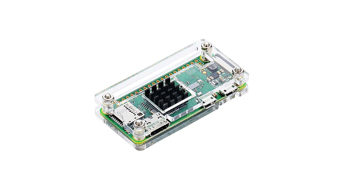 iUniker Raspberry Pi Zero Case, Case for Raspberry Pi Zero 2 w, with Heatsink, HDMI Adapter, OTG ...