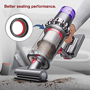 ilovelife Dust Bin Bucket Top Fixed Sealing Ring Compatible with Dyson V11 V15 SV14 SV15 Vacuum Cleaner Repair Accessories Part