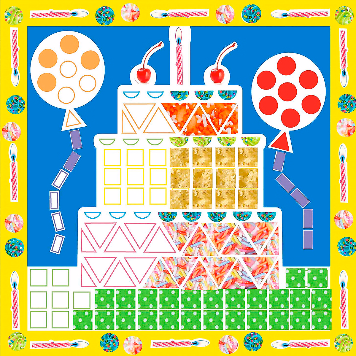 Alex Toys: Little Hands, Picture Mosaic, Kids Toddler Art and Craft Activity, Peel and Stick 5 Mosaics with Colorful Photo Stickers, Easy and Non Messy Fun, For Ages 3 and up