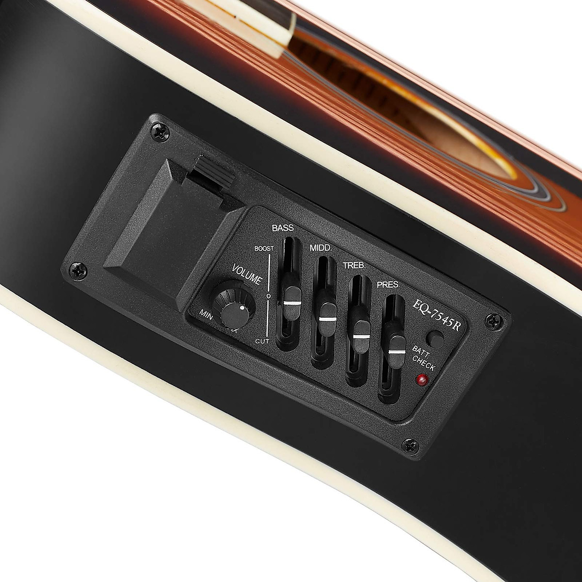 Ashthorpe Full-Size Cutaway Thinline Acoustic-Electric Guitar Package - Premium Tonewoods - Sunburst