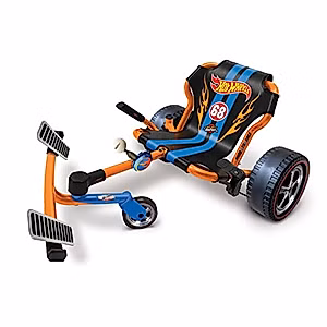 Hot Wheels Roller Racer Go Kart, Kid Powered! No Motor! No Batteries!, Rides on Any Hard Surface Indoors or Outdoors