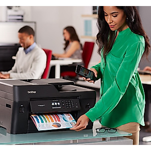 Brother MFC-J6530DW All-in-One Color Inkjet Printer, Wireless Connectivity, Automatic Duplex Printing, Amazon Dash Replenishment Ready