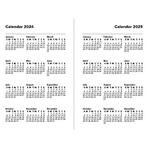 Letts Classic Mini Pocket 2024 week to view diary Sunday start - dark blue